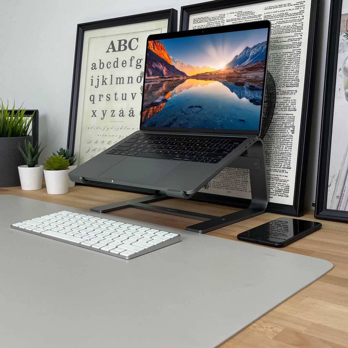 Adjustable Laptop and MacBook Stand for Desk - Macally