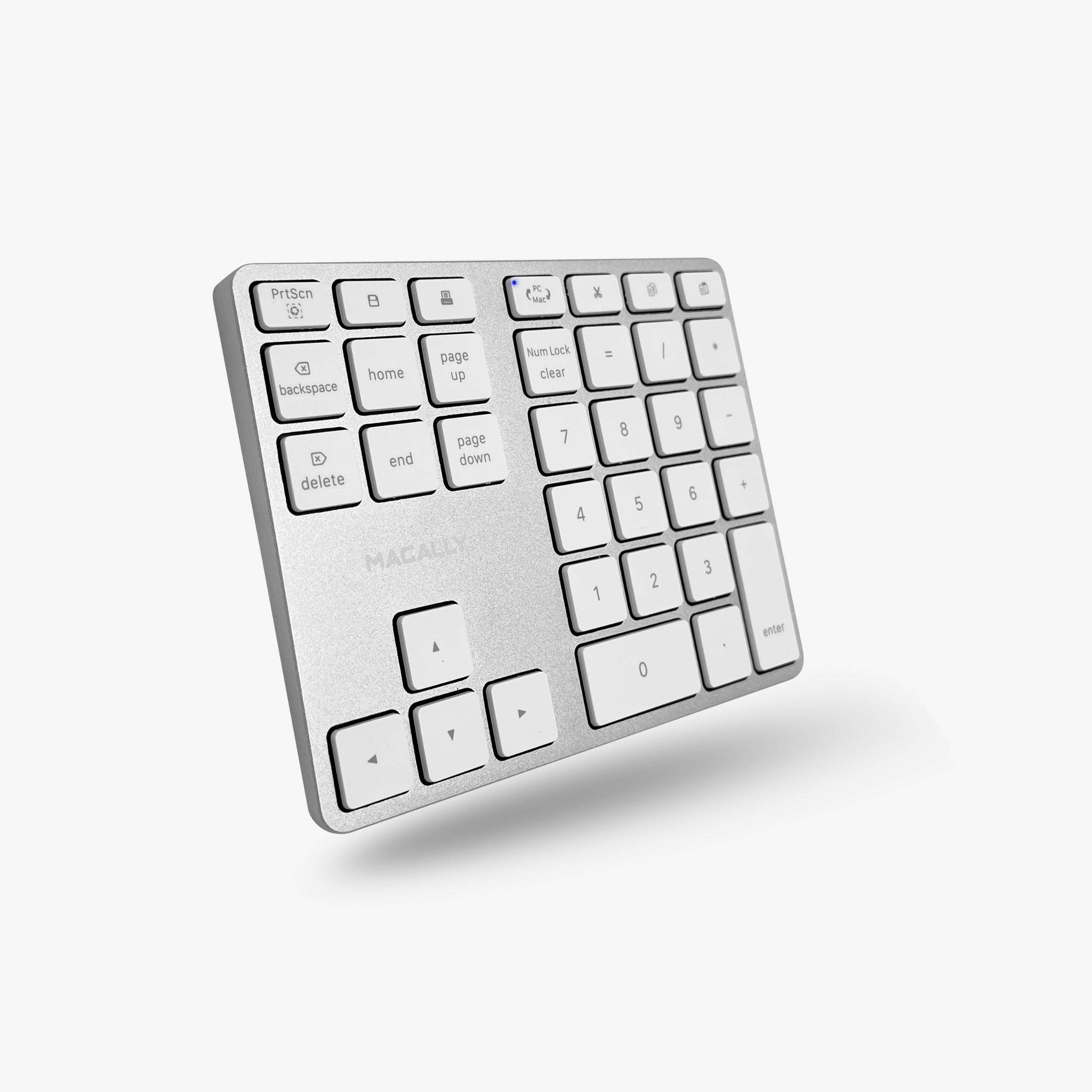 DC Wireless Bluetooth Numeric Keypad With 7 Color Auto