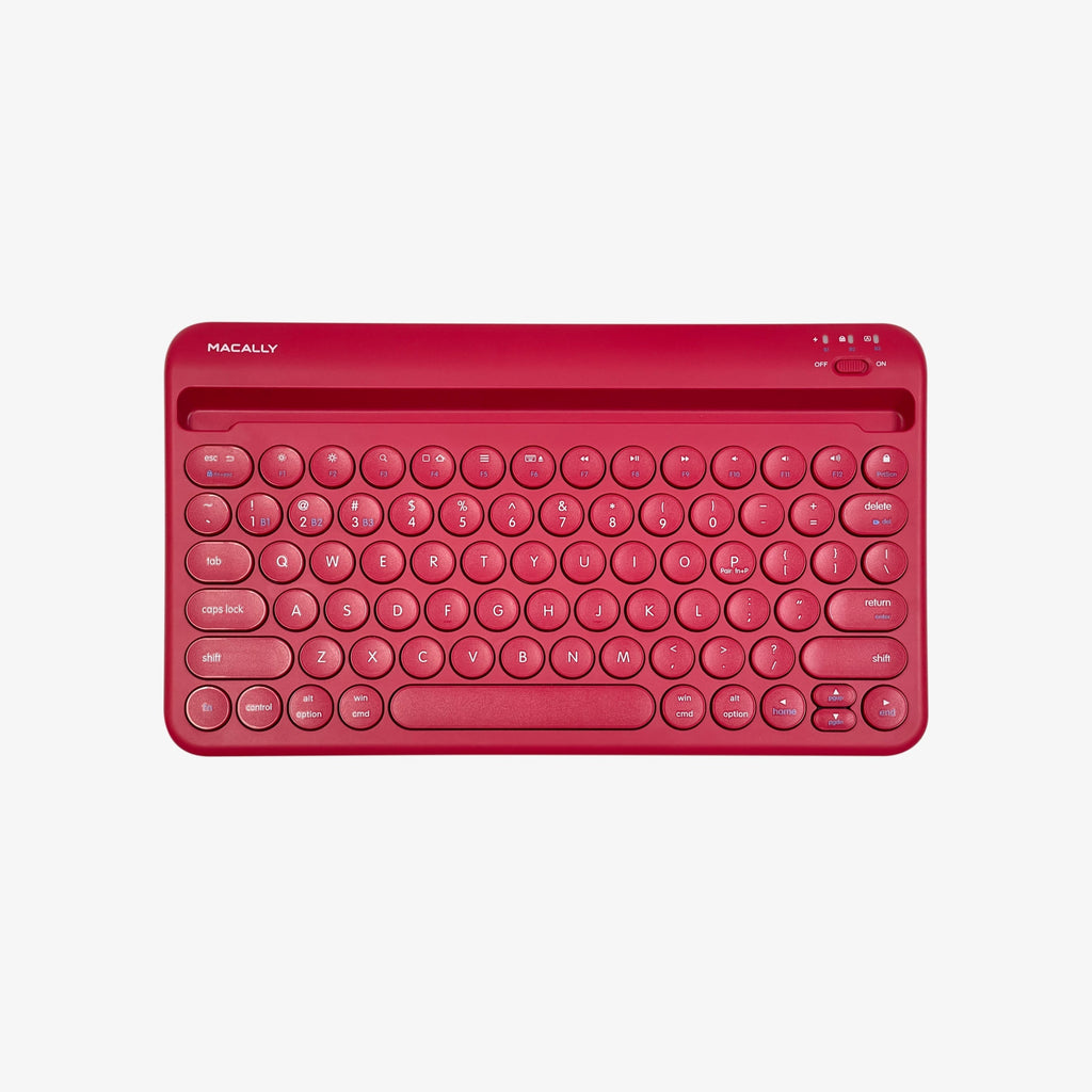 Mac Portable Keyboard with iPhone or iPad Holder – Compact Bluetooth ...