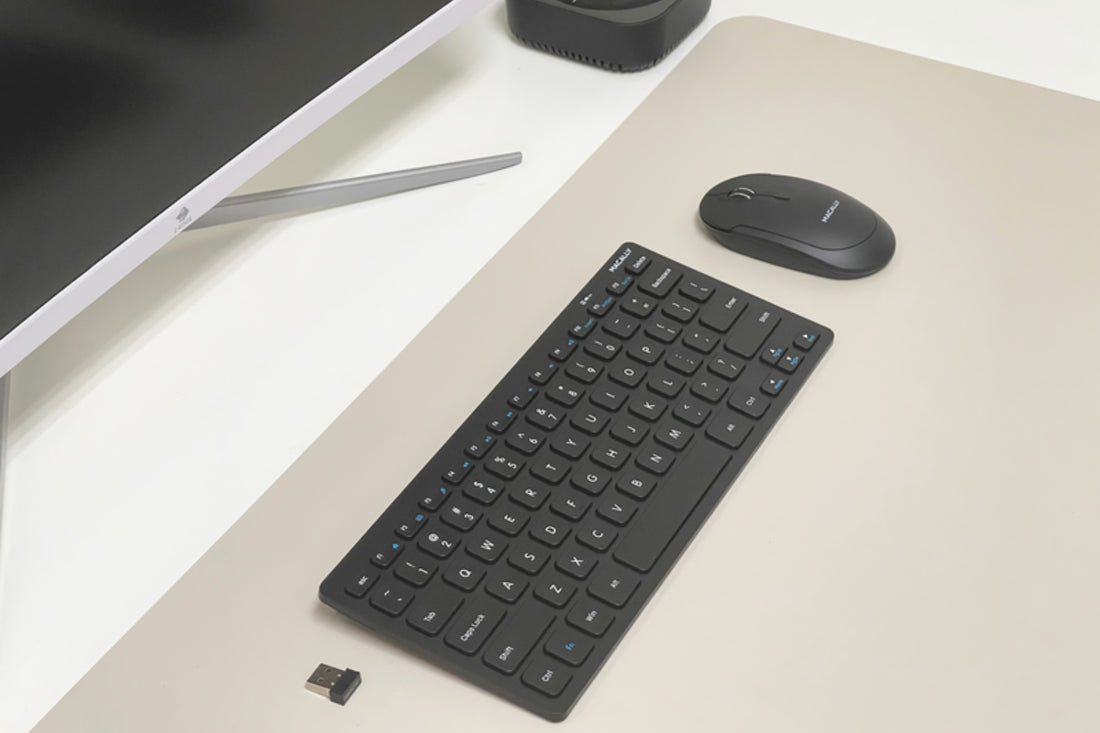RF Wireless Keyboard for Computer | Compact Space Saver, Windows PC ...