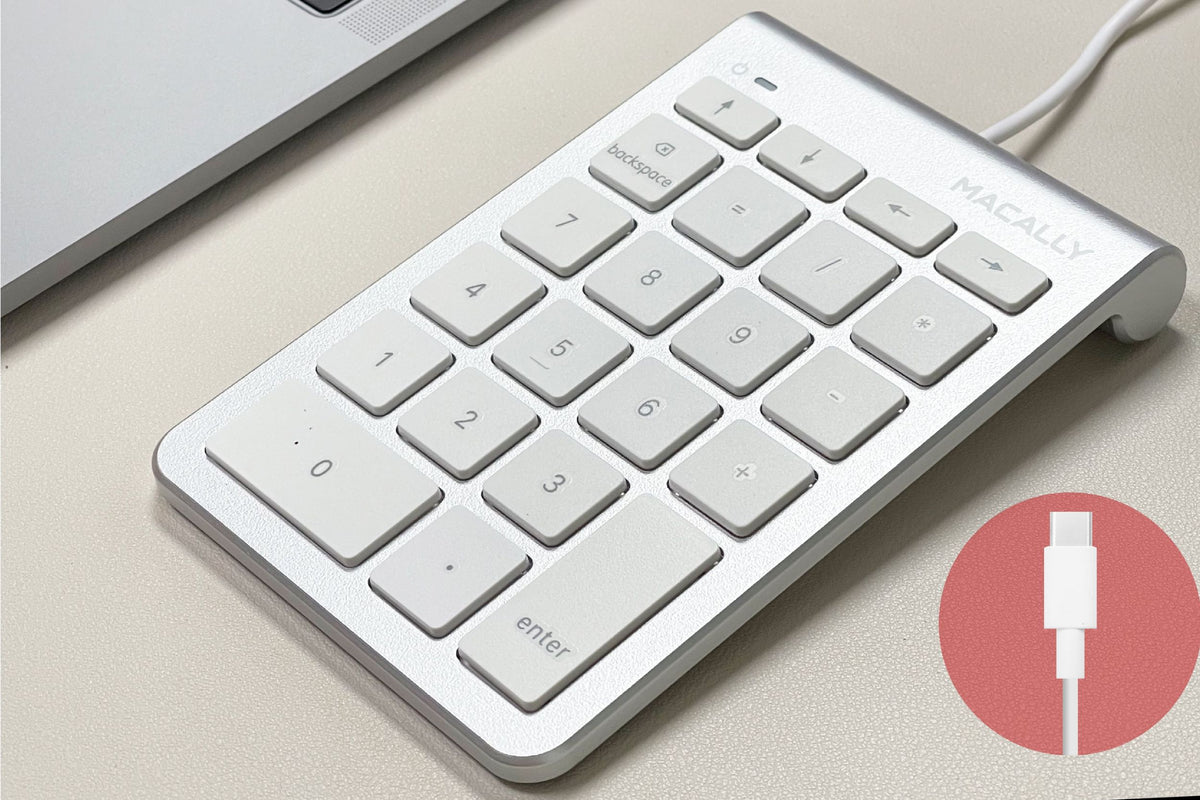 USB C Number Pad | Ultimate 10 Key Data Entry with Extra Numeric Keypad ...