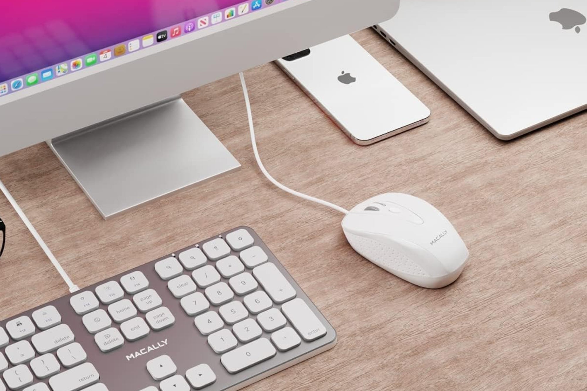 Wired Keyboard for Mac | Designated Media / Shortcut Keys, Full Size ...