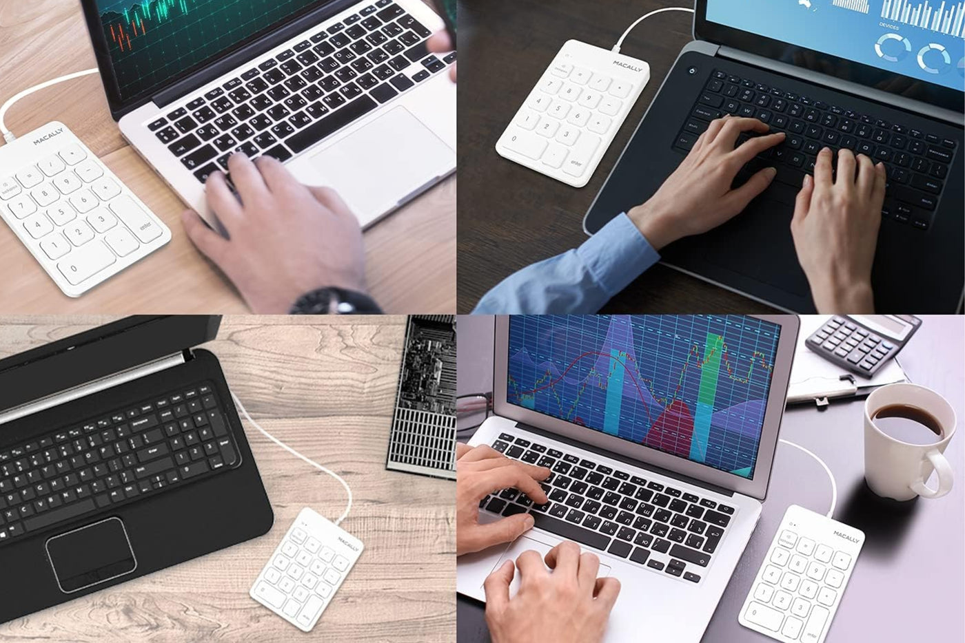 USB Number Pad | Ultimate 10 Key Data Entry with Simple Numeric Keypad ...