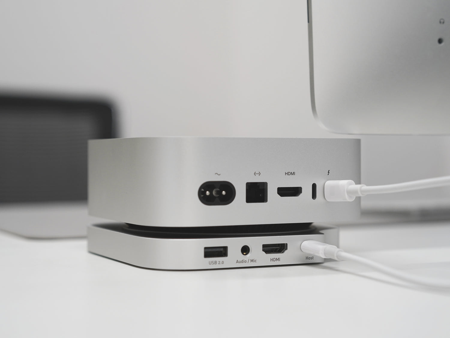 Macally Mac mini M4 Hub – SSD Dock with USB-C, USB-A, SD & More