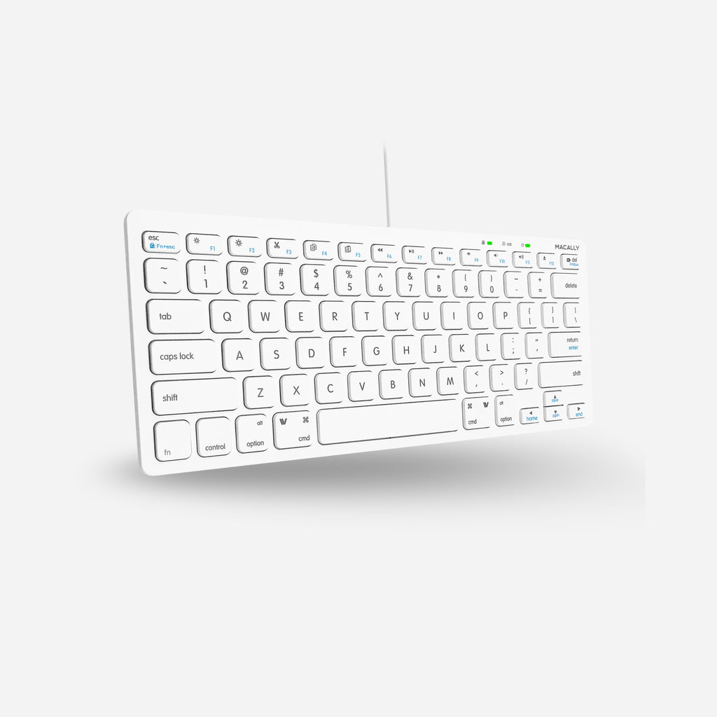 USB Wired Keyboard for Mac | Space Saver - 78-Key Compact Layout, MacOS ...
