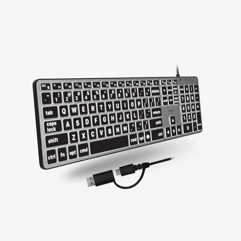 USB Wired Keyboards For Mac & PC | Macally