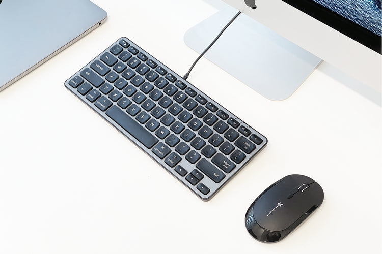 USB C Keyboard for Mac | USB Hub for Extra Ports, Dual USBA / USBC ...