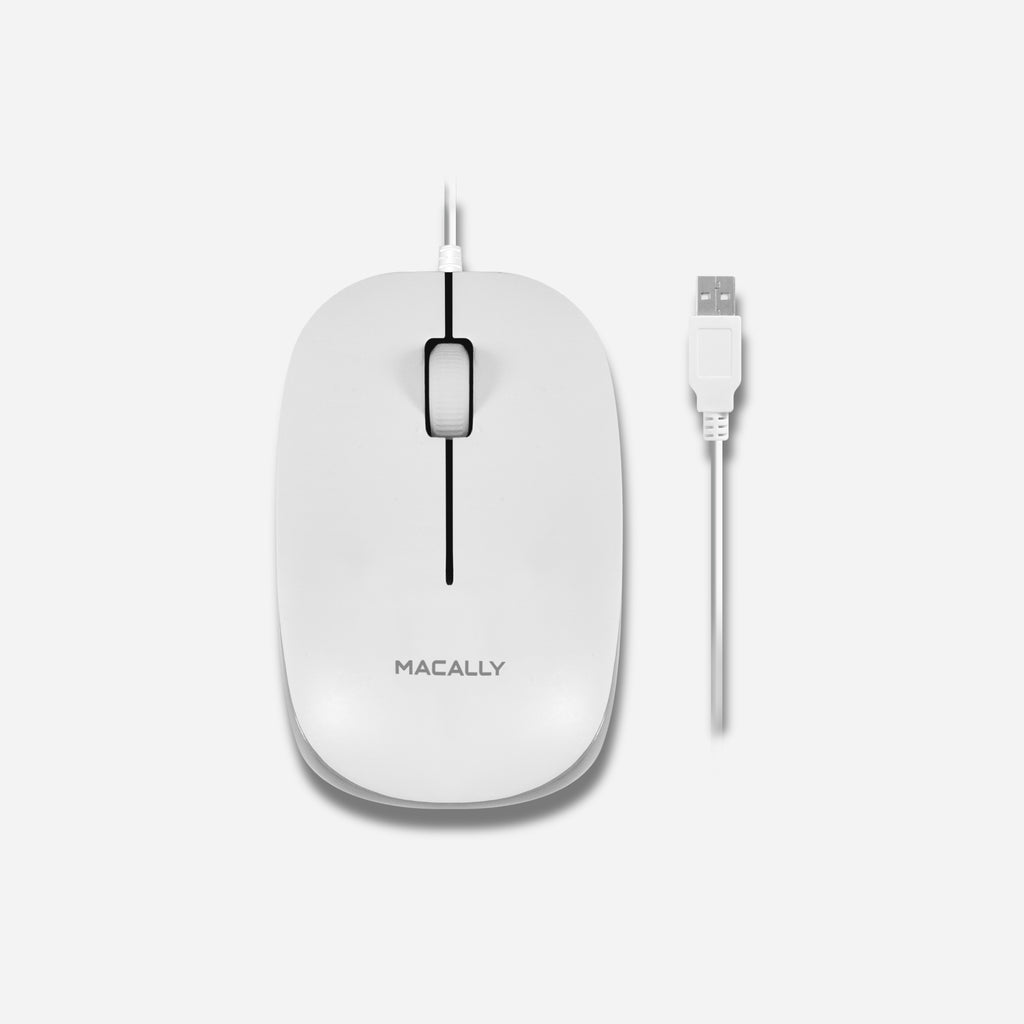 Simple USB Wired Mouse for Mac / Windows - Macally