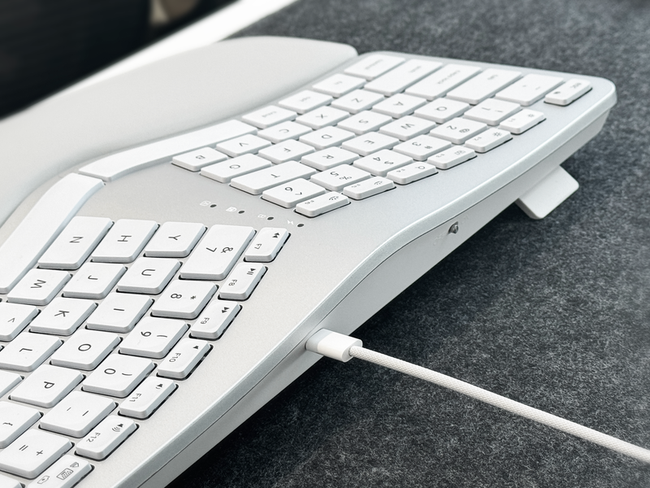 Ergonomic Keyboard for Mac | Backlit Keys, Bluetooth Multi Device ...