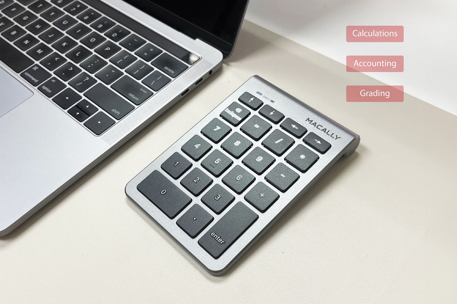 Wireless Number Pad | Ultimate 10 Key Data Entry with 12 Extra Numeric ...