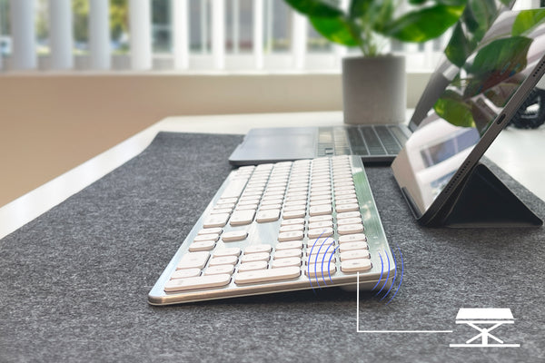 Wireless Keyboard for Mac | Built-in Number Pad, Multi Device ...