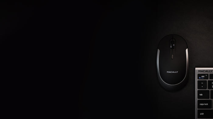 Rechargeable Bluetooth USB Wired Mouse For Mac / PC – Macally
